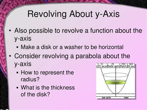 PPT Volumes The Disk Method PowerPoint Presentation Free Download ID 288710