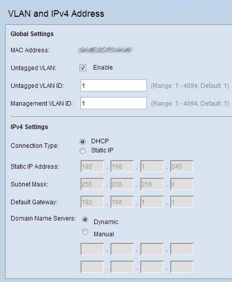 Configure Ipv4 And Ipv6 Settings On The Wap371 Cisco