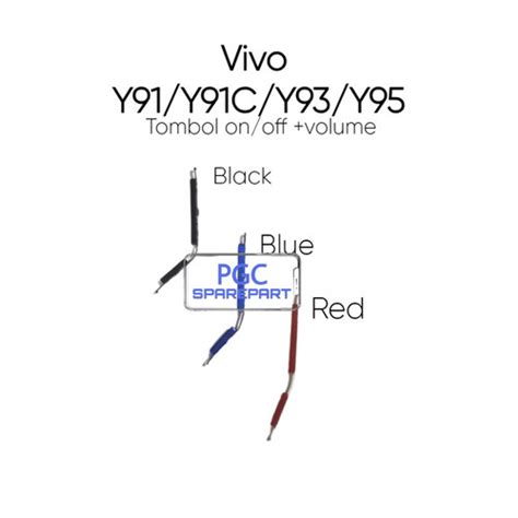 Jual Tombol 1 Set Volume Power On Off Vivo Y91 Y91C Y93 Y95 1816 1817 1820 1811