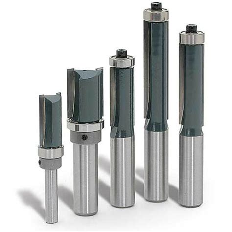 MLCS Flush Trim Pattern Router Bits Set