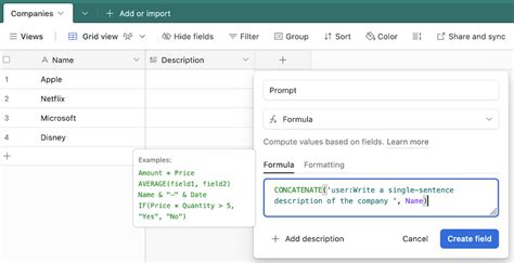 Automatically Write Company Descriptions With Airtable And Gpt 3