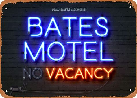 Bates Motel Neon Sign Aande Bates Motel Billboard Ad Age