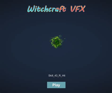 Artstation Unity Witchcraft Vfx Visual Effects Game Assets