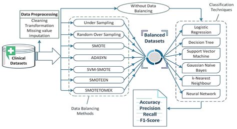 Addressing Binary Classification Over Class Imbalanced Clinical Datasets Using Computationally