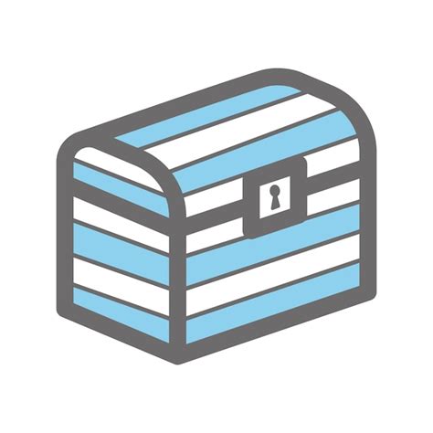 Premium Vector Treasure Chest Icon Vector On Trendy Design