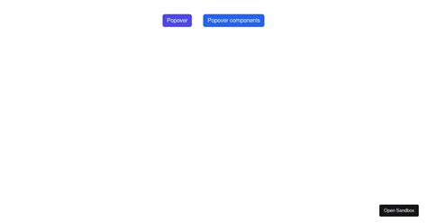React Aria Popover Framer Motion Codesandbox