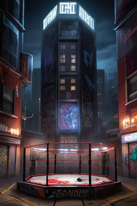 Urban Brawl Script Illustration Of Premium Ai Generated Image