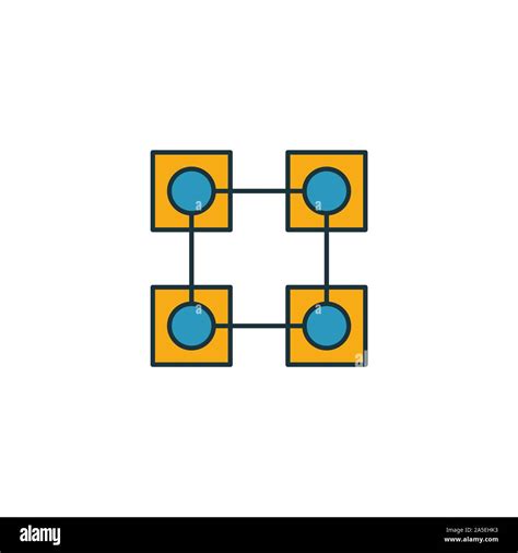 Blockchain Icon Set Four Elements In Diferent Styles From Crypto Currency Icons Collection