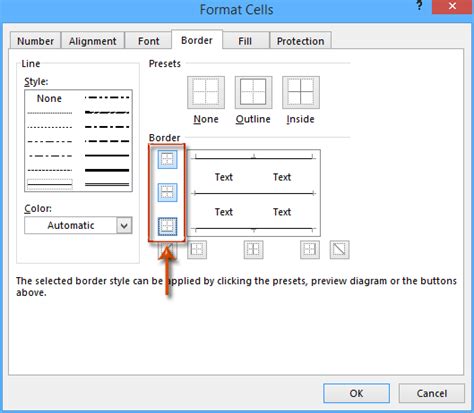 How To Add Horizontal Borders Only In Specific Range In Excel