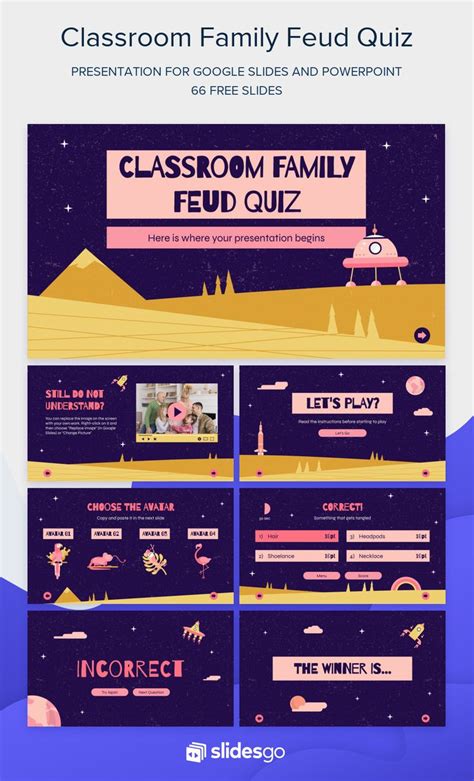 Have Family Fun With This Interactive Game Template And Galaxy Inspired De Interactive