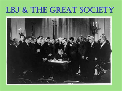 Ppt Lbj And The Great Society Powerpoint Presentation Free Download