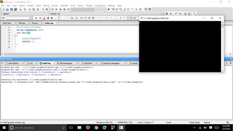 C Console Window Shows No Output On Running Program On Codeblocks1312 Stack Overflow