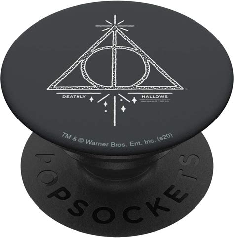 Harry Potter Deathly Hallows Line Art Popsockets Swappable
