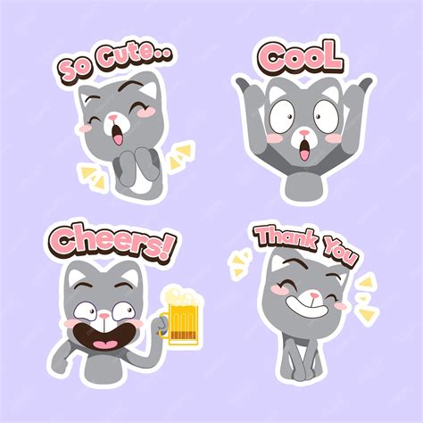 Viber Stickers Legcat