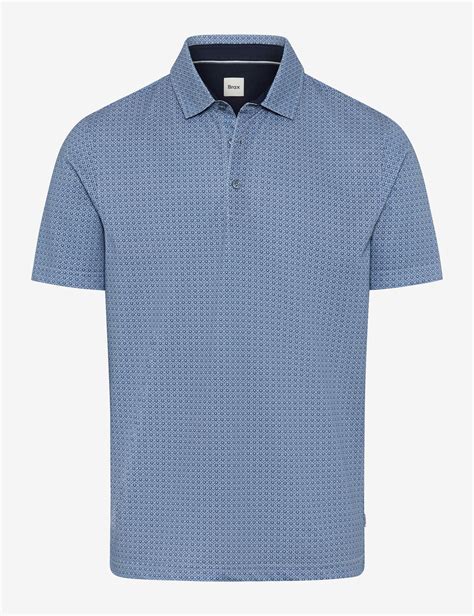 Men S Fashion Polos Style PICO Blue Buy Now At Brax