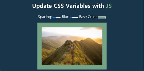 Javascript30 03 Css Variables Css 속성 값 변수 사용하기