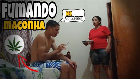 Trollei Minha MÃe Fingindo Que Estou Fumando M4conha Olha No Que Deu
