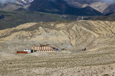 Premium Photo Namgyal Gompa Monastery In Desert Of Lo Manthang Of
