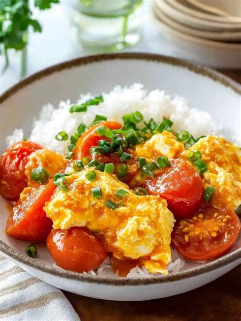 Easy Chinese Tomato Egg Stir Fry Delicious 10 Minute Meal
