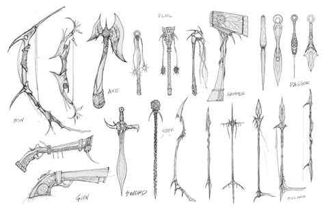 Fantasy Weapon Designs
