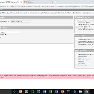 Showing The Number Of Database Present On Our Local Server In Which One Download Scientific