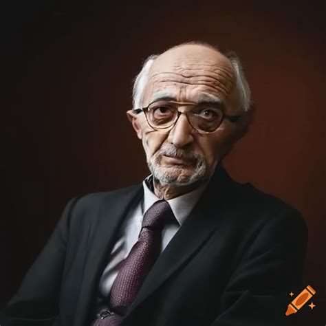 Elderly Man In Neutral Suit Appearing Fit On Craiyon