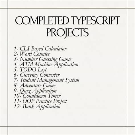 Completed 12 Typescript Projects At Piaic Hassan Ali Posted On The Topic Linkedin