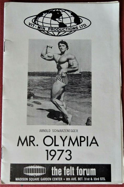 History Of Mr Olympia Programs The Barbell