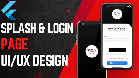 Modern Login Splash Page Design Youtube
