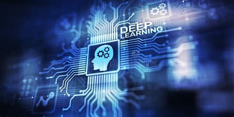 deep machine learning artificial intelligence ai technology concept on