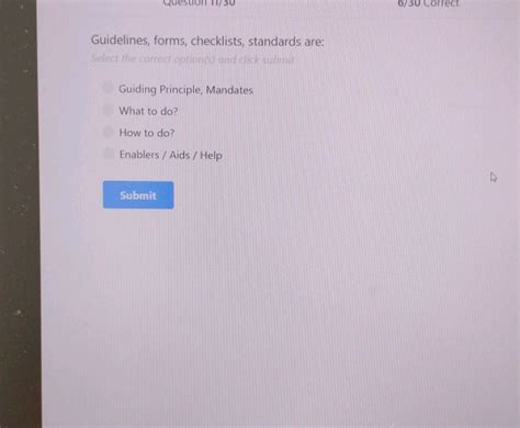 Guidelines Forms Checklists Standards Are StudyX