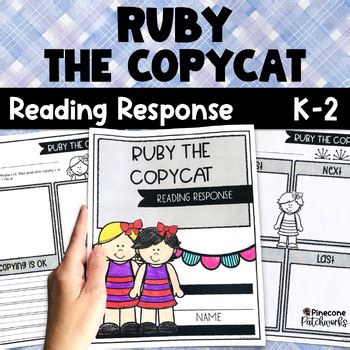 Ruby The Copycat Read Aloud Activities Reading Response Journal