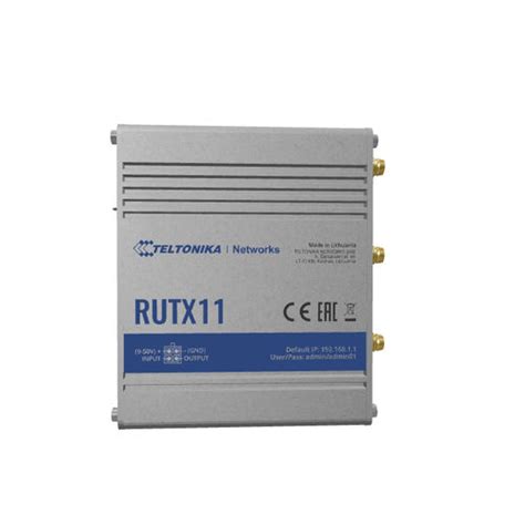 Cellular Communication Router Rutx11 Teltonika Networks Data Ethernet Wan