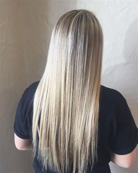 Shadowed Root For This Cute Client Of Mine So That Grow Out Is A Breeze Long Hair Styles Hair