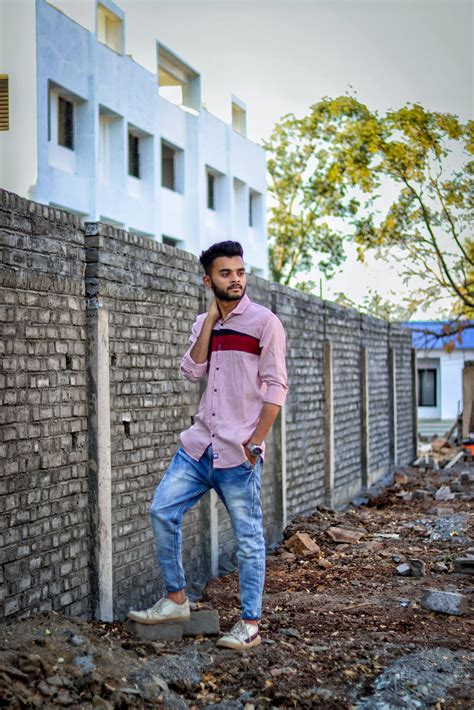 Model Posing Against The Wall Pixahive