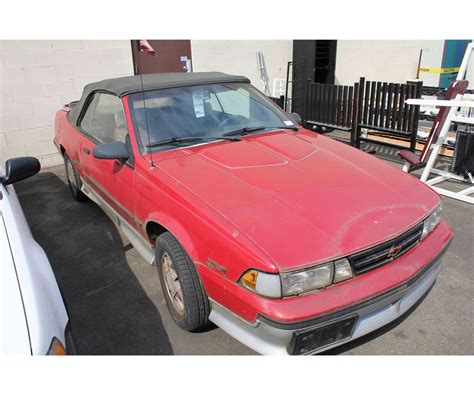 1988 Chevrolet Cavalier Z24 Convertible Vin 1g1jf31wxj7156135 Able