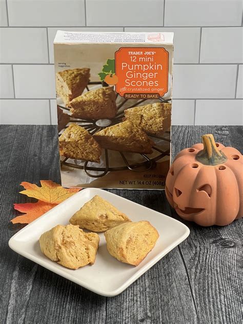 We Tried Trader Joes Mini Pumpkin Ginger Scones Dailywaffle