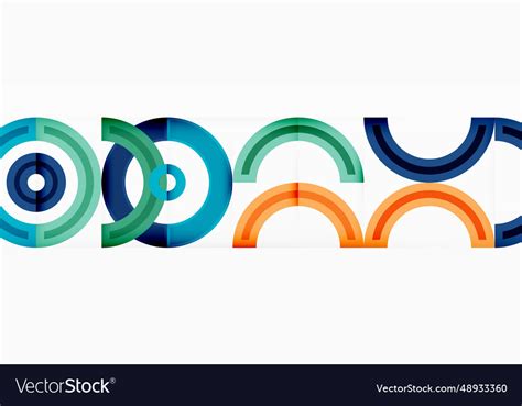 Circles Are Arranged In A Grid Pattern Abstract Vector Image