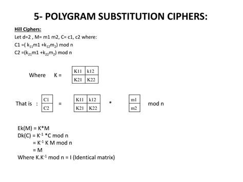 Ppt Lecture 3 Classical Cipher System Substitution Ciphers Powerpoint