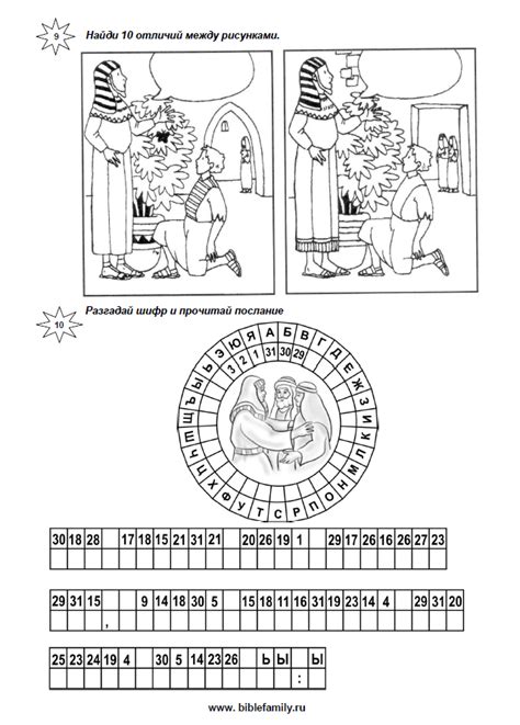 Библейские игры для детей Библия всей семьёй Поделки в воскресной школе Библейские игры