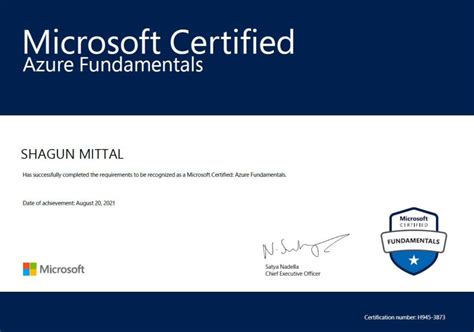 Shagun Mittal On Linkedin Azure Cloudcertification Azurefundamentals Microsoftazure Microsoft
