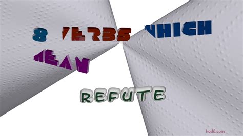 Refute Definition And Synonyms At Amy Stansbury Blog