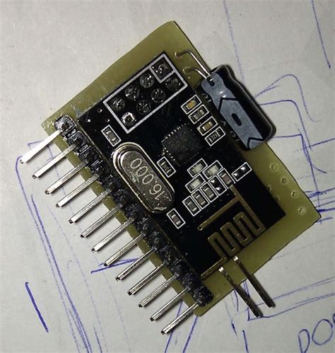 Simple Compact Node Atmega328 Nrf24 Enables