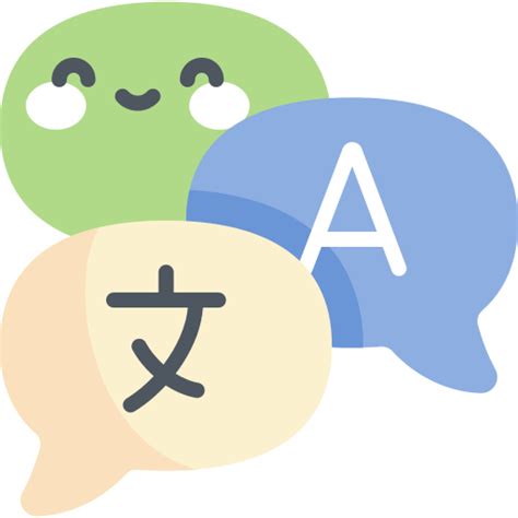 Languages Kawaii Flat Icon