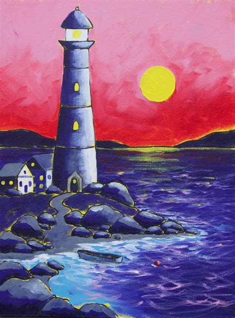 Lighthouse Art Work At Samuel Truelove Blog
