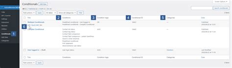 Managing Conditionals Activemember360