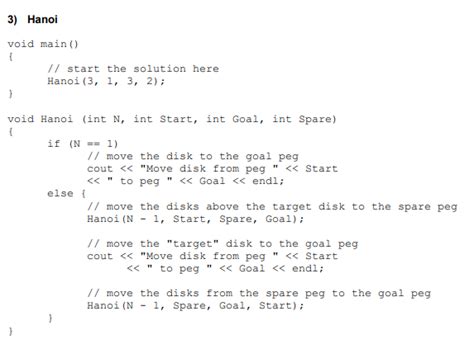 Solved For Each Of The Following Problems Draw Execution