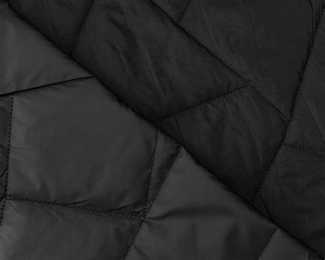 Reversible Jacket Fabric Black Darault