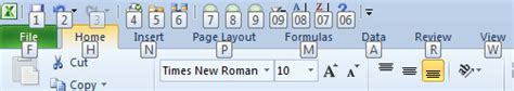 Use Keyboard Shortcuts To Access The Ribbon Excel Tips Mrexcel Publishing