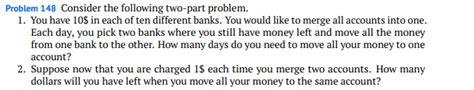 Solved Problem 148 Consider The Following Two Part Problem